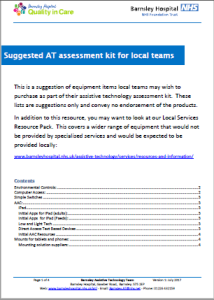 Basic Assessment Kit Suggestions